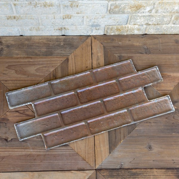 Embossed Tin w/ Brick Pattern – Star Hollow Candle Company