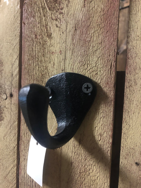 Low profile wrought iron hook – Star Hollow Candle Company